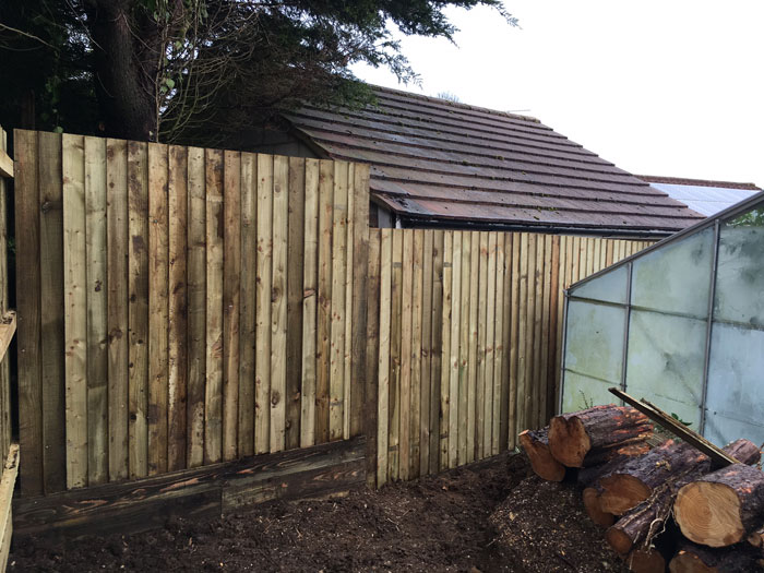6ft Close Board Fencing Four Marks Fencing Landscaping Alresford