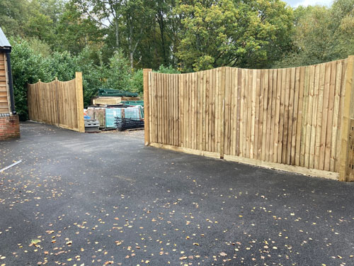 Completed 8Ft Fence Wickham Hampshire - Close Board Fencing