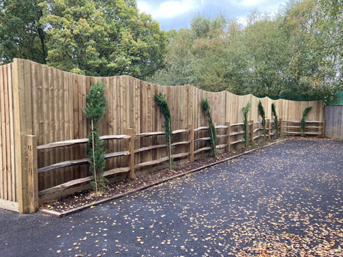 Completed 8Ft Fence Wickham Hampshire - Close Board Fencing