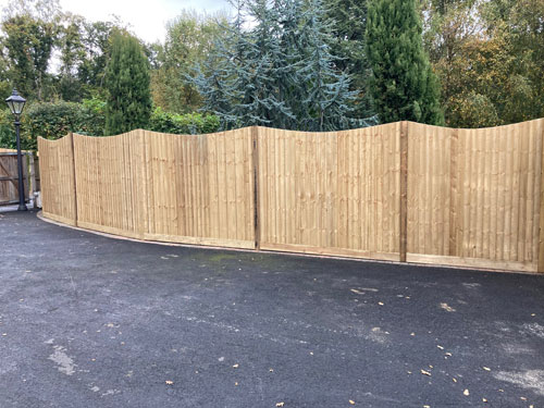 Completed 8Ft Fence Wickham Hampshire - Close Board Fencing