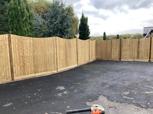 Completed 8Ft Fence Wickham Hampshire - Close Board Fencing