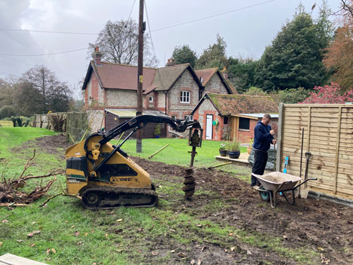Fencing Brockwood Park School Bramdean Hampshire