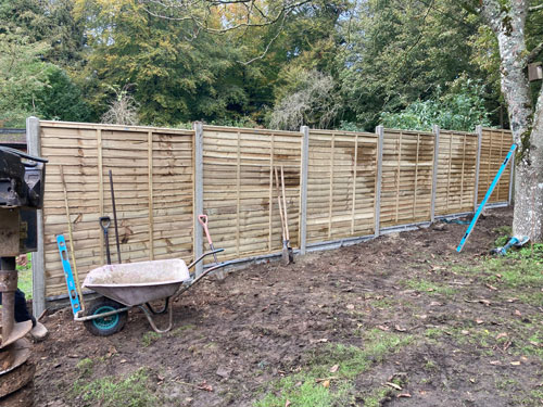 Fencing Brockwood Park School Bramdean Hampshire