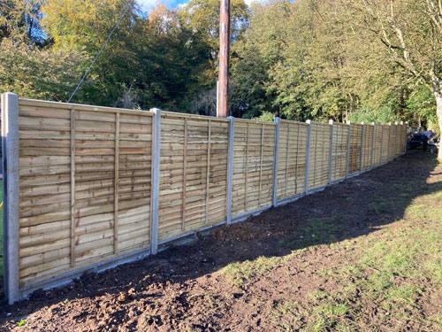 Fencing Brockwood Park School Bramdean Hampshire
